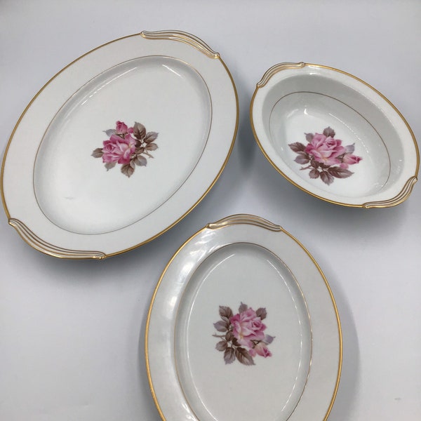 Rose Pattern China - Etsy