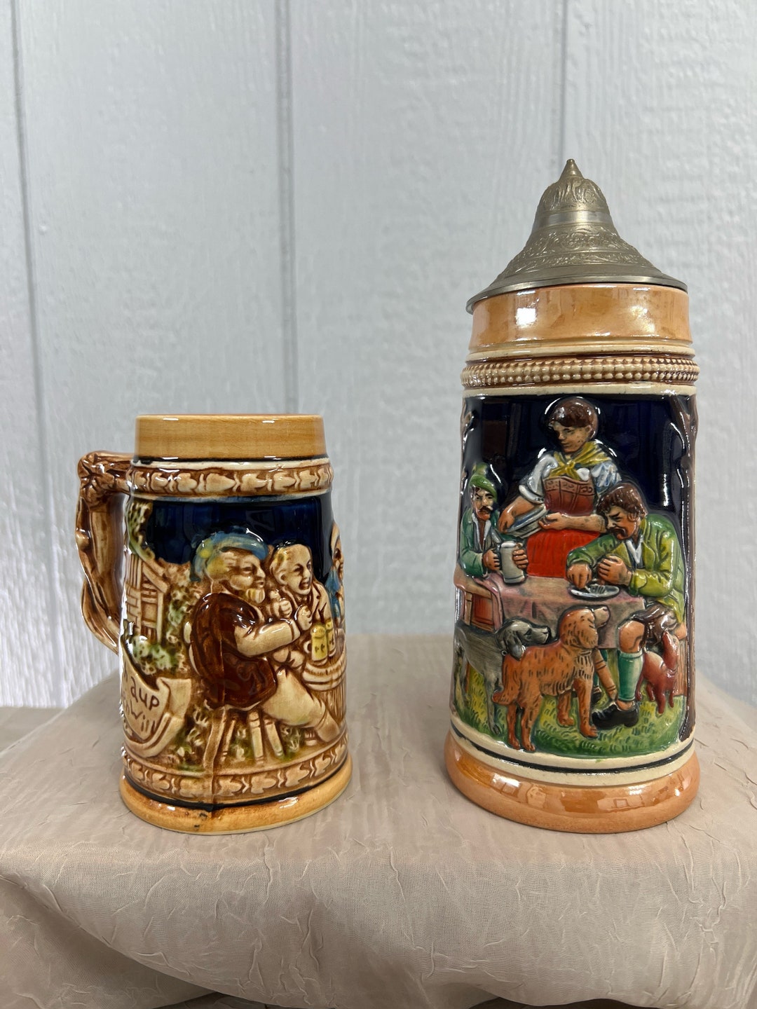 Vintage Collectible Beer Stein | Choose From: Japan Art Mug or Lidded ...
