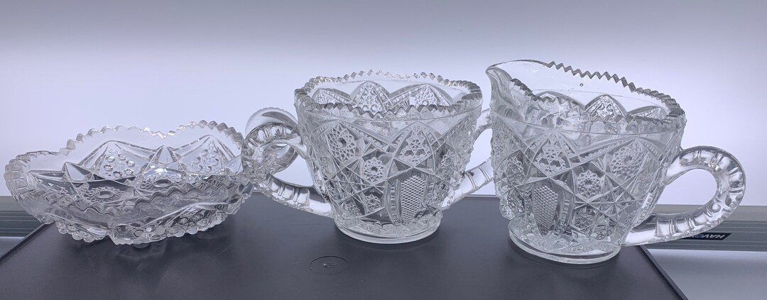 Antique Mckee Glass | Choose From: Creamer and Sugar Bowl Set - MG6 ...