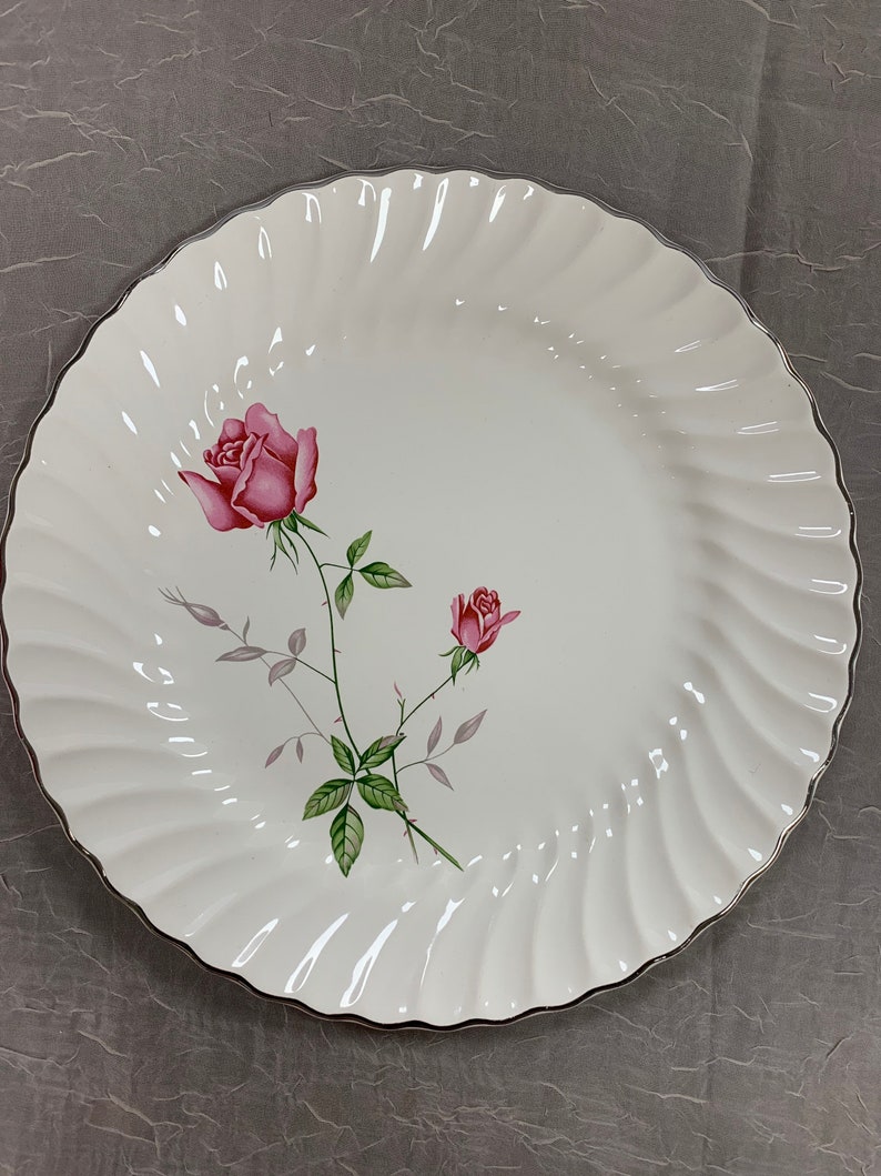 Scio Pottery Dorsetpink Roses Pattern Choose From: Dinner - Etsy