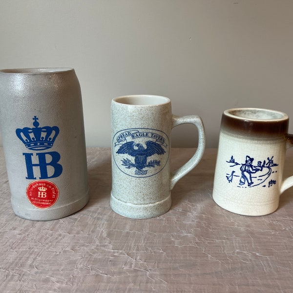 Salt Glaze Beer Mug - Etsy