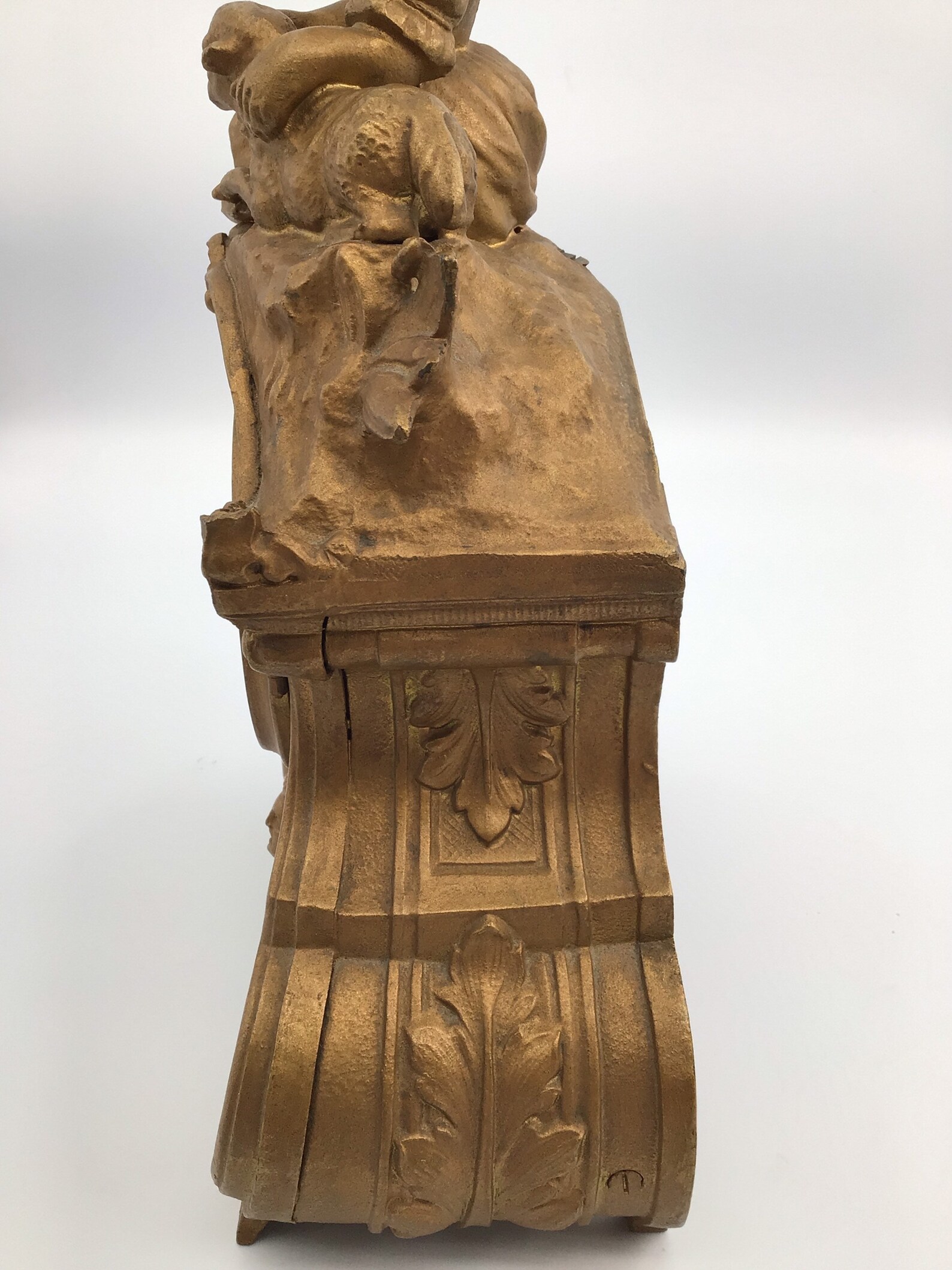 Antique American Fine Terry Clock Company Metal Statuary | Etsy