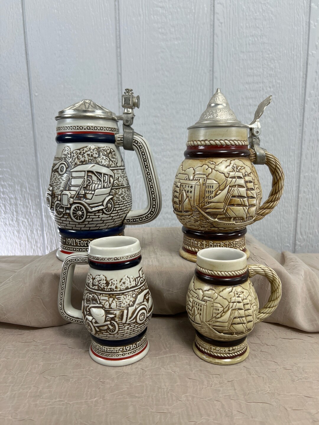Vintage Avon Collectible Beer Stein | Choose From: 82 Old Cars Mug, 79 ...