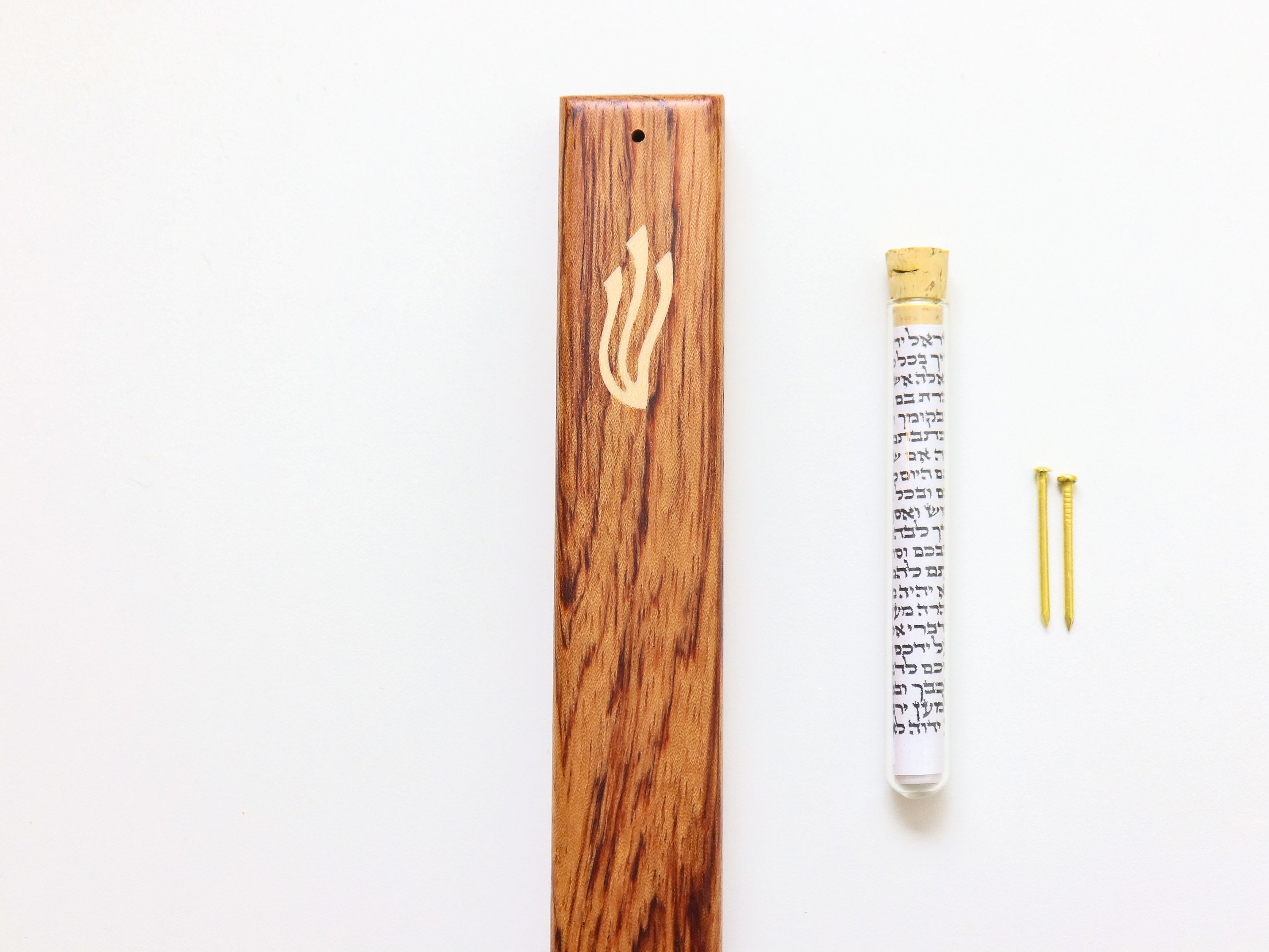 Mezuzah Case M-661 Red Bubinga Wood With Free Scroll and - Etsy