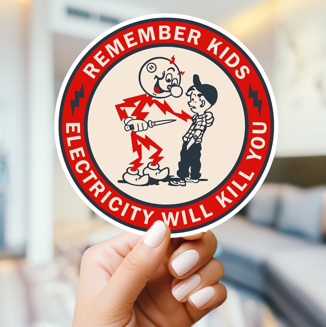 Reddy Kilowatt, Remember Kids Electricity Will Kill You, Vintage Funny ...