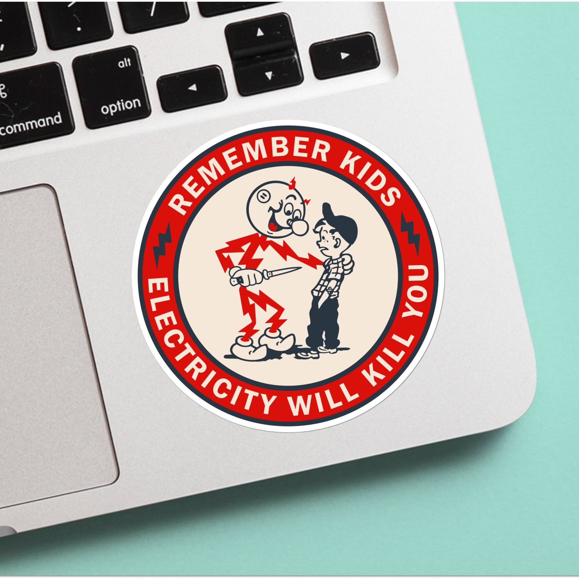 Reddy Kilowatt, Remember Kids Electricity Will Kill You, Vintage Funny ...