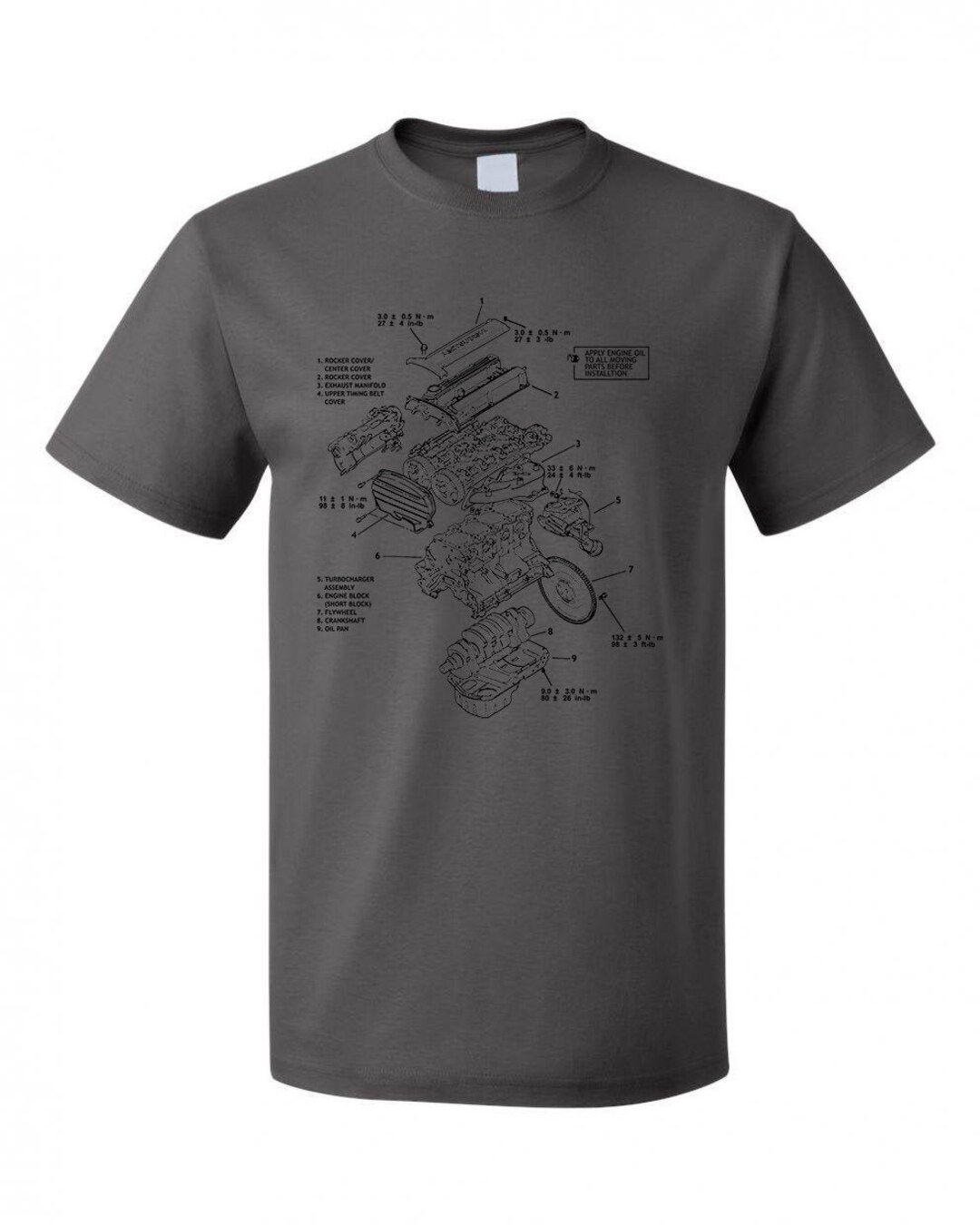 Evo 4G63 Engine Diagram - Etsy