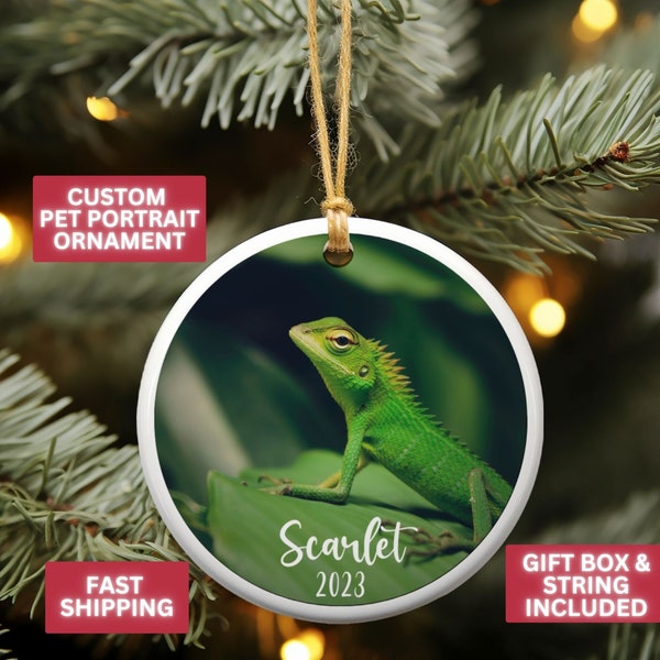 Lizard Ornament - Etsy
