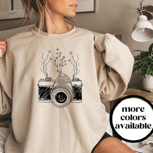 Photographer Sweatshirt, Photographer Sweater, Camera Sweatshirt ...