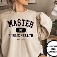 MPH With Flowers Print, Master of Public Health Present, Public Health ...