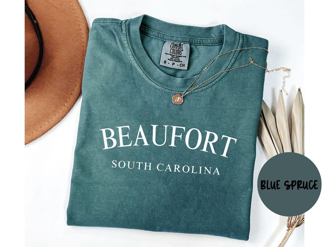 Beaufort South Carolina Shirt, Comfort Colors®, Beaufort SC T-shirt ...