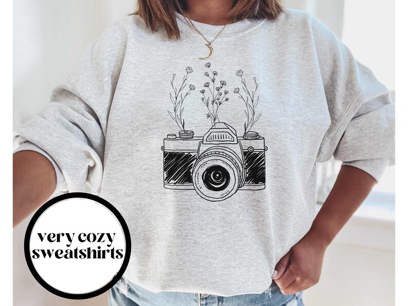 Photographer Sweatshirt, Photographer Sweater, Camera Sweatshirt ...