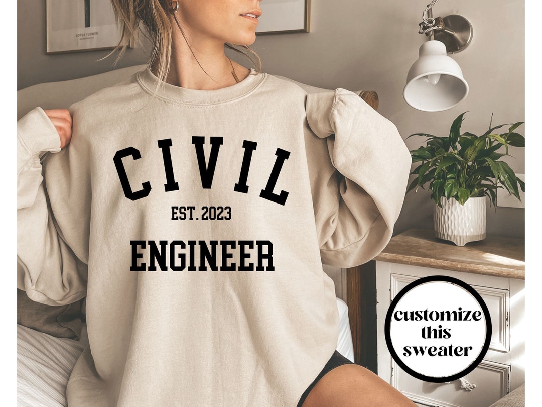 Civil Engineer Sweatshirt, Civil Engineer Shirt, Civil Engineer Gift ...