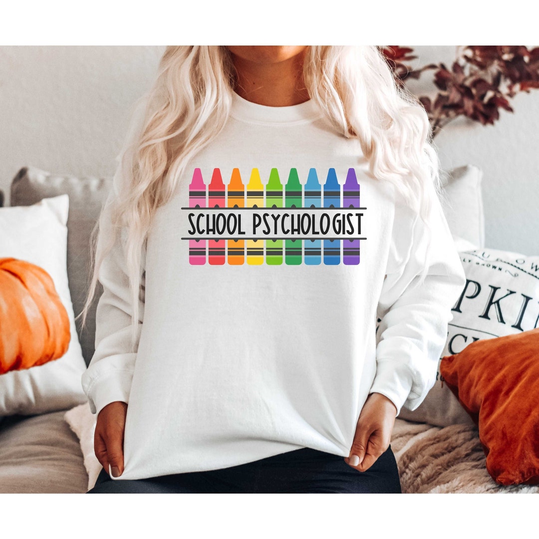 School Psychologist Shirt, School Psych Leopard rainbow Shirt, Gift for ...