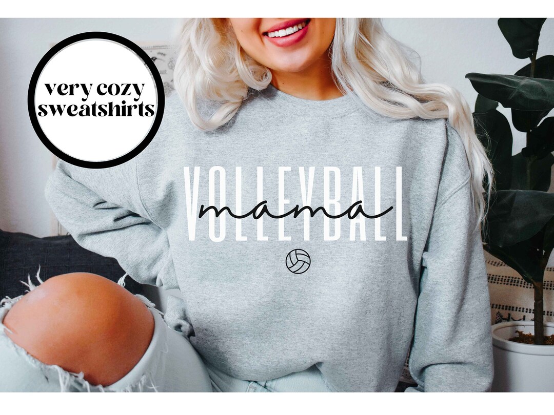 Volleyball Mama Sweater, Volleyball Mom Sweatshirt, Volleyball Mama ...
