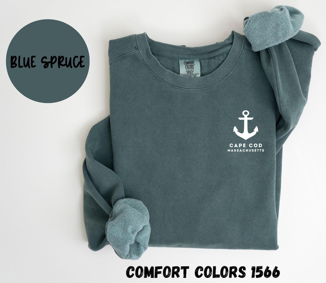 Cape Cod Massachusetts Comfort Colors® Sweatshirt, Cape Cod MA Unisex ...