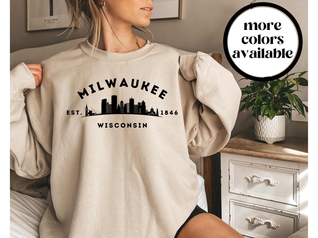 Milwaukee Sweater, Milwaukee Crewneck, Milwaukee Sweatshirt, Milwaukee ...