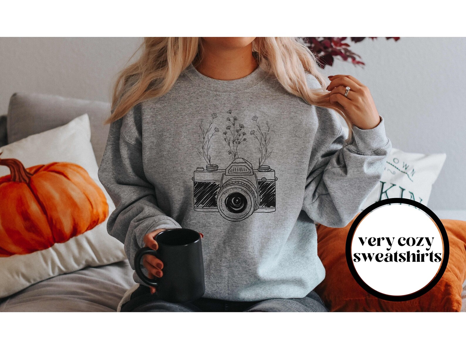 Photographer Sweatshirt, Photographer Sweater, Camera Sweatshirt ...
