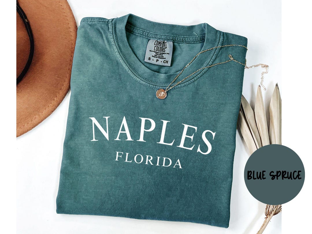Naples Florida Shirt, Comfort Colors®, Naples FL T-shirt, Naples FL ...