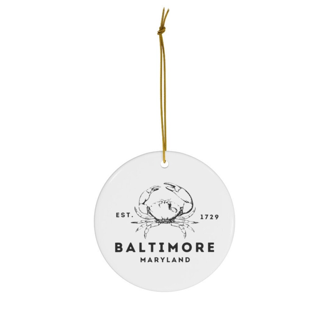 Baltimore Ornament, Baltimore Gift, Baltimore Souvenir, House Warming ...