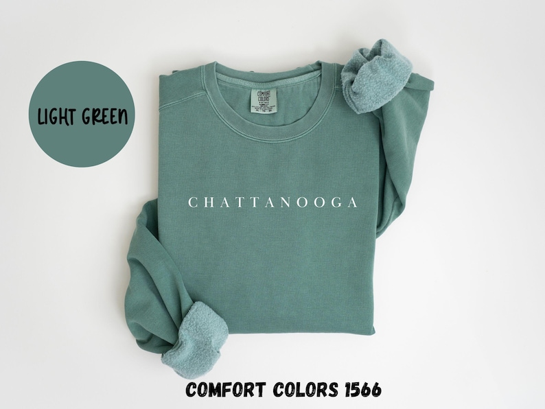 Chattanooga Tennessee Comfort Colors® Sweatshirt, Chattanooga TN ...