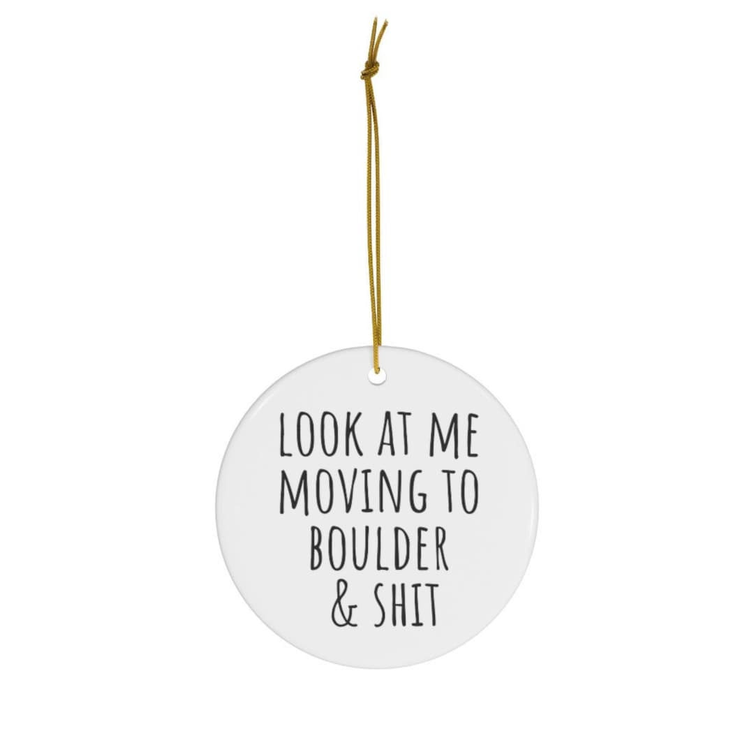 Boulder Colorado Ornament, Boulder CO Gift, Boulder Souvenir, House ...