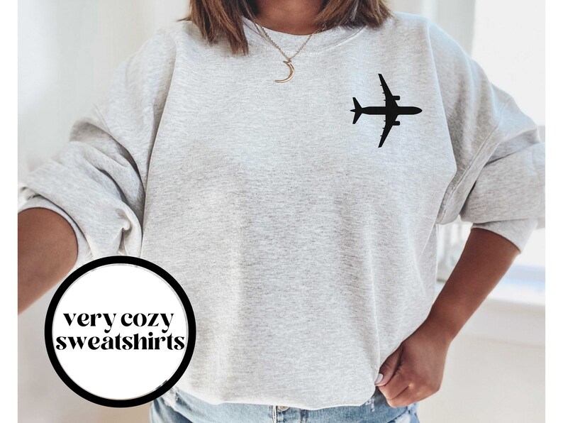 Airplane Flight Crew Sweatshirt Airplane Flight Crew Gift - Etsy