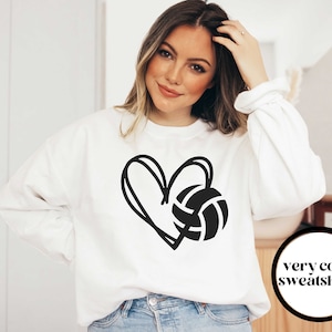 Volleyball Vibes Sweatshirt, Volleyball Sweater, Mom Shirt, Mom Sweater ...