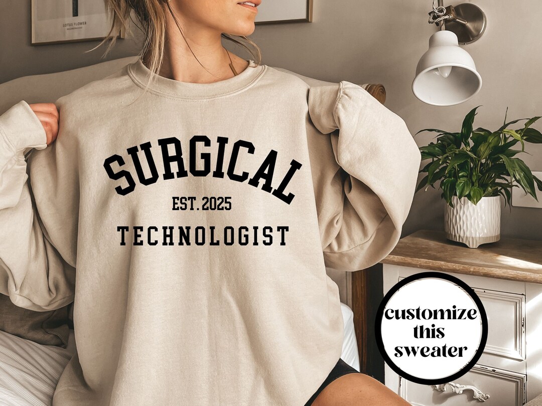 Surgical Technologist Sweater, Surgery Tech Sweatshirt, Med Surg ...