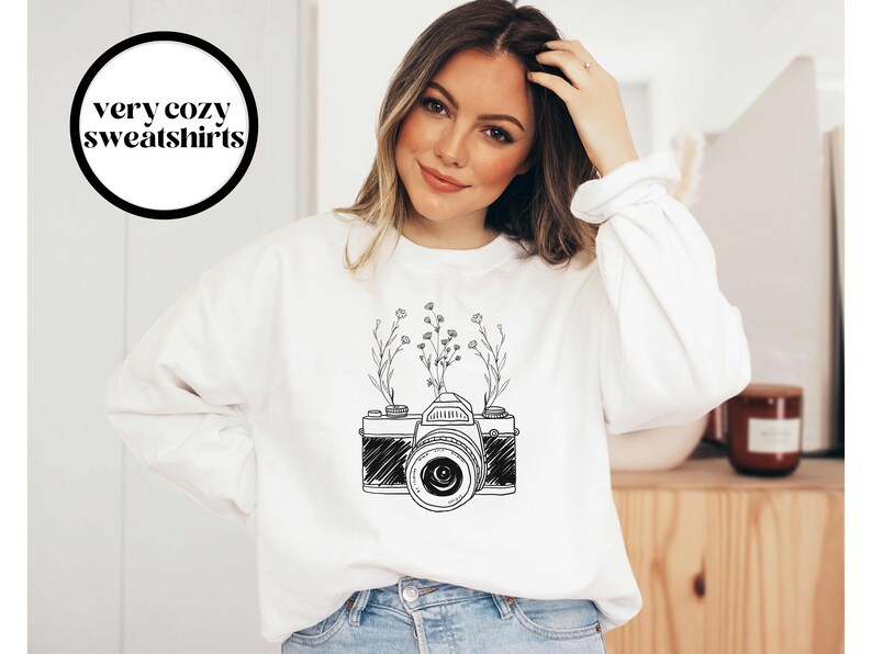 Photographer Sweatshirt, Photographer Sweater, Camera Sweatshirt ...