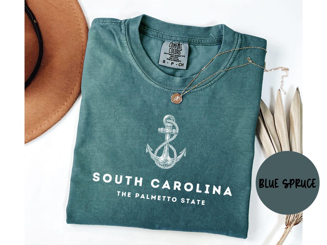 South Carolina Shirt, Comfort Colors®, South Carolina T-shirt Tshirt ...