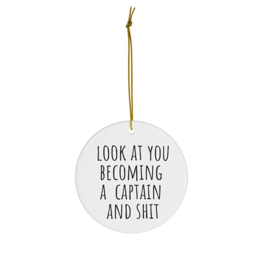 New Captain Ornament, Captain Promotion Gift, New Captain Gift, Gift ...