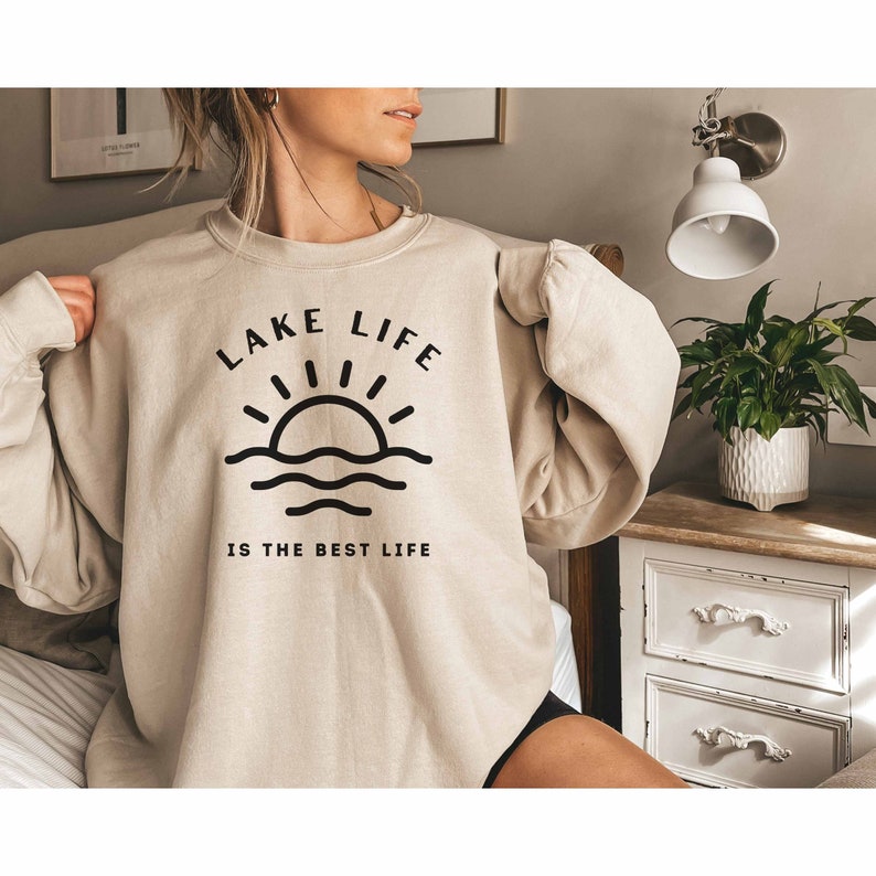 Lake Heavy Blend Crewneck Sweatshirt, Lake Sweater, Lake Sweatshirt ...