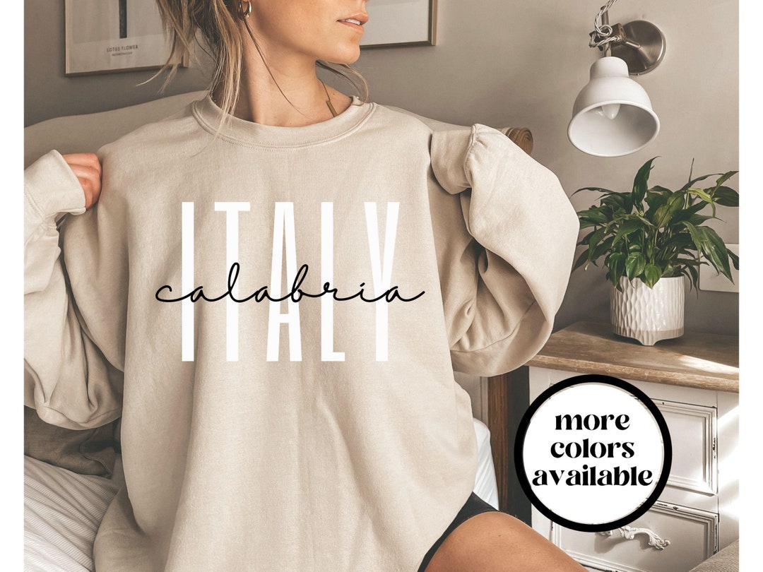 Calabria Italy Sweatshirt, Calabria Italia Crewneck Sweater, Calabria ...