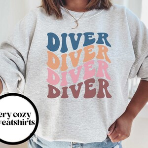 Springboard Diving Sweater, Springboard Diving Water Sports Shirt ...