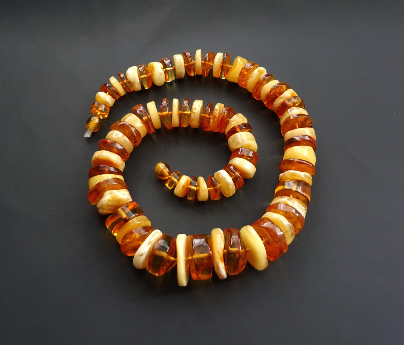 Hermoso collar de ámbar 56 g.然琥珀 joyería de ámbar joyería de | Etsy