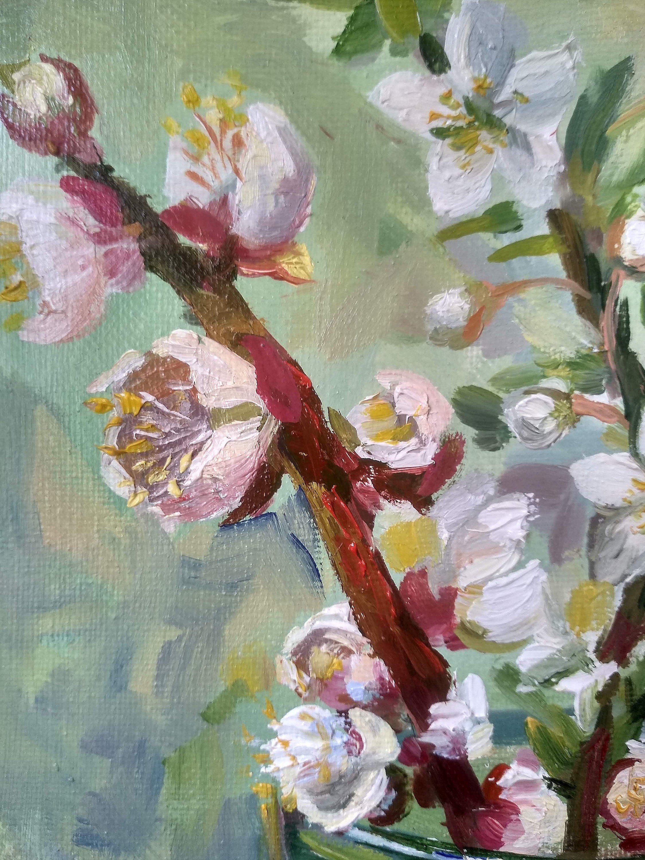 Spring Flowers Oil Art Original Floral Canvas Painting | Etsy