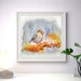 Bird Original Watercolor Painting, Nursery Bird Art Illustration ...