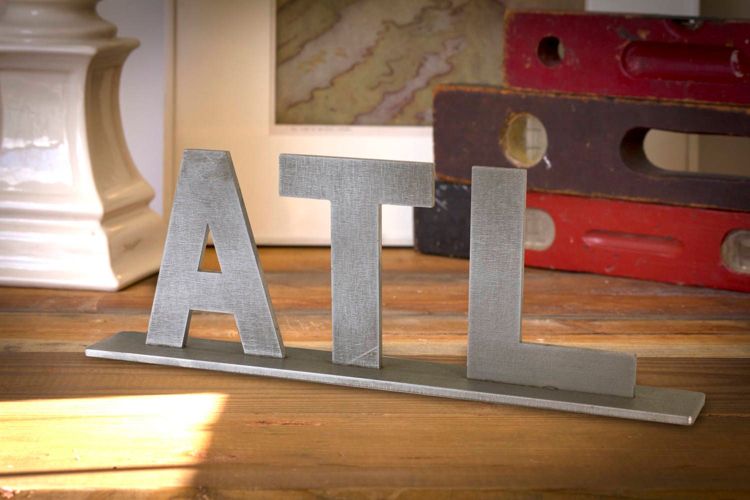 Atlanta, Georgia ATL Sign - Metal Industrial Home Décor - Multiple ...