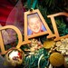 Dad Christmas Ornament With Letter Frame Opening for Kids Picture Gift ...