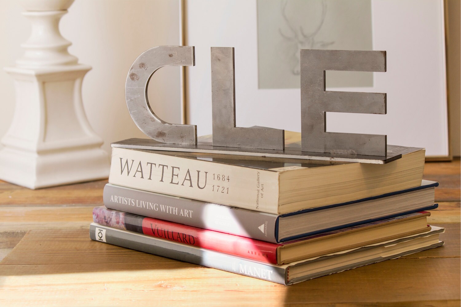 Cleveland Letter Sign / CLE Letter Sign Ohio Metal Industrial Home ...