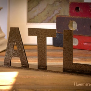 Atlanta, Georgia ATL Sign - Metal Industrial Home Décor - Multiple ...