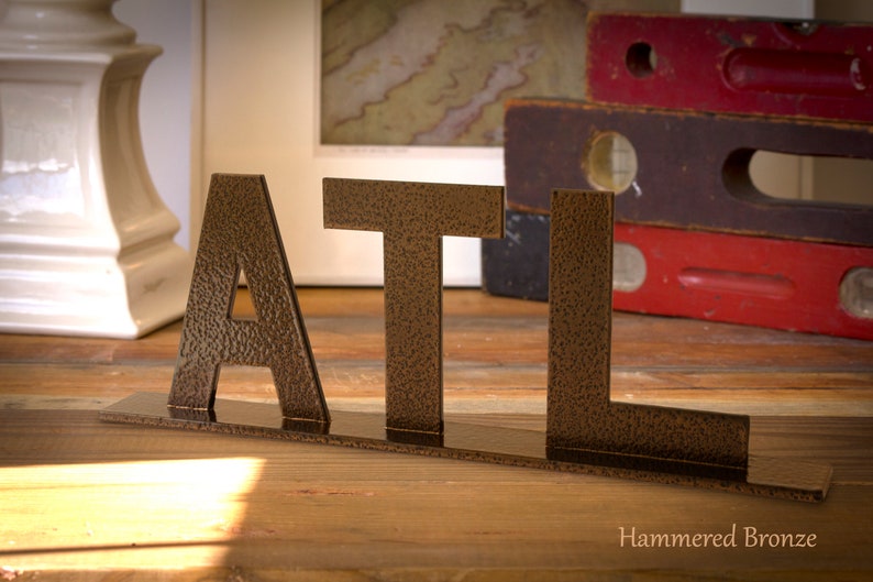 Atlanta, Georgia ATL Sign - Metal Industrial Home Décor - Multiple ...