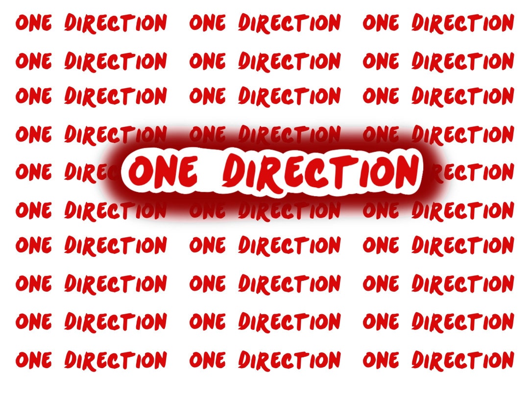 One Direction Decal - Etsy