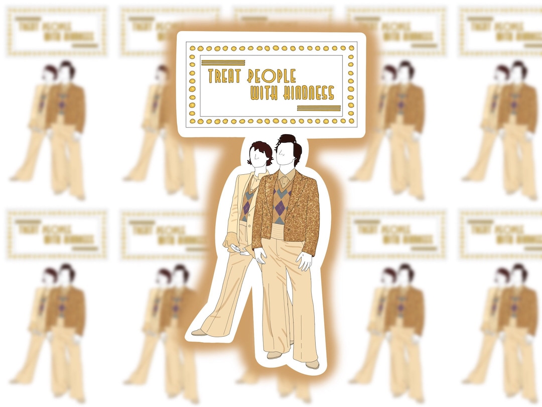 Sticker Harry Styles Treat People With Kindness - Etsy