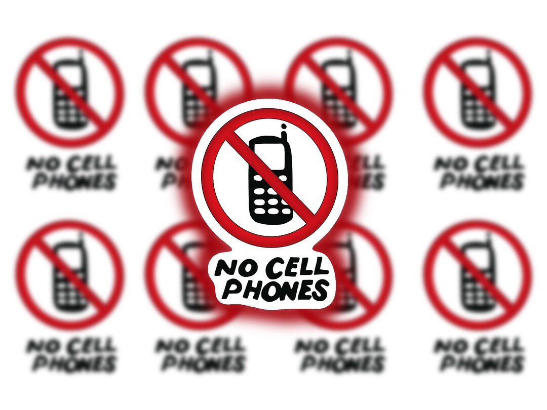 Sticker No Cell Phones Gilmore Girls - Etsy