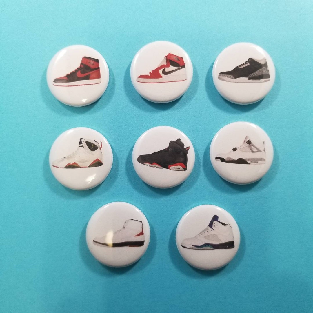 Air Jordan set of 8 refrigerator magnets featuring vintage - Etsy.de