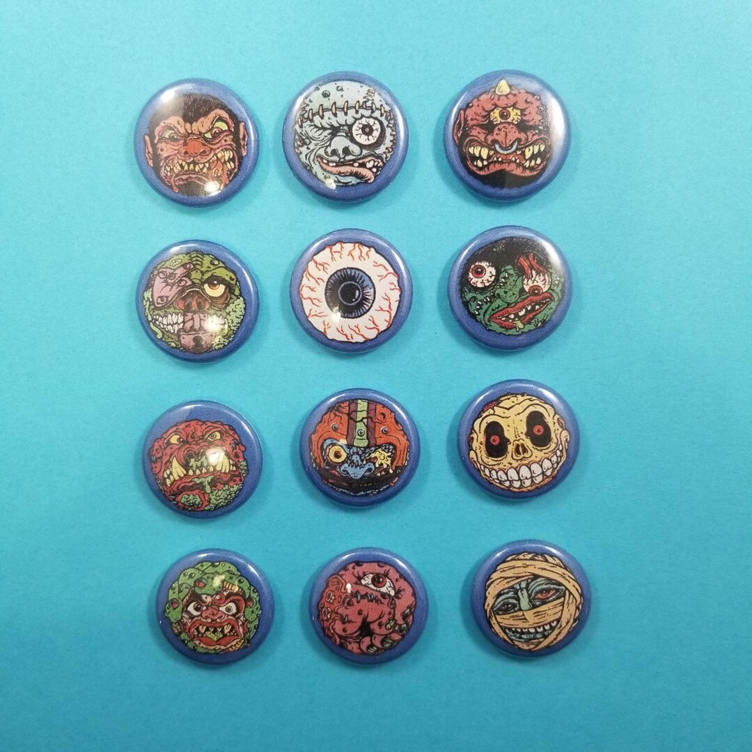 Madballs! Set of 12 Refrigerator Magnets Featuring the Original ...