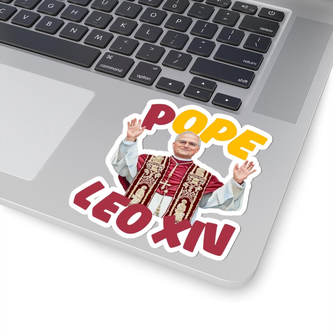 Pope Leo XIV Midwestern Spirit Kiss-cut Stickers, American Pope ...