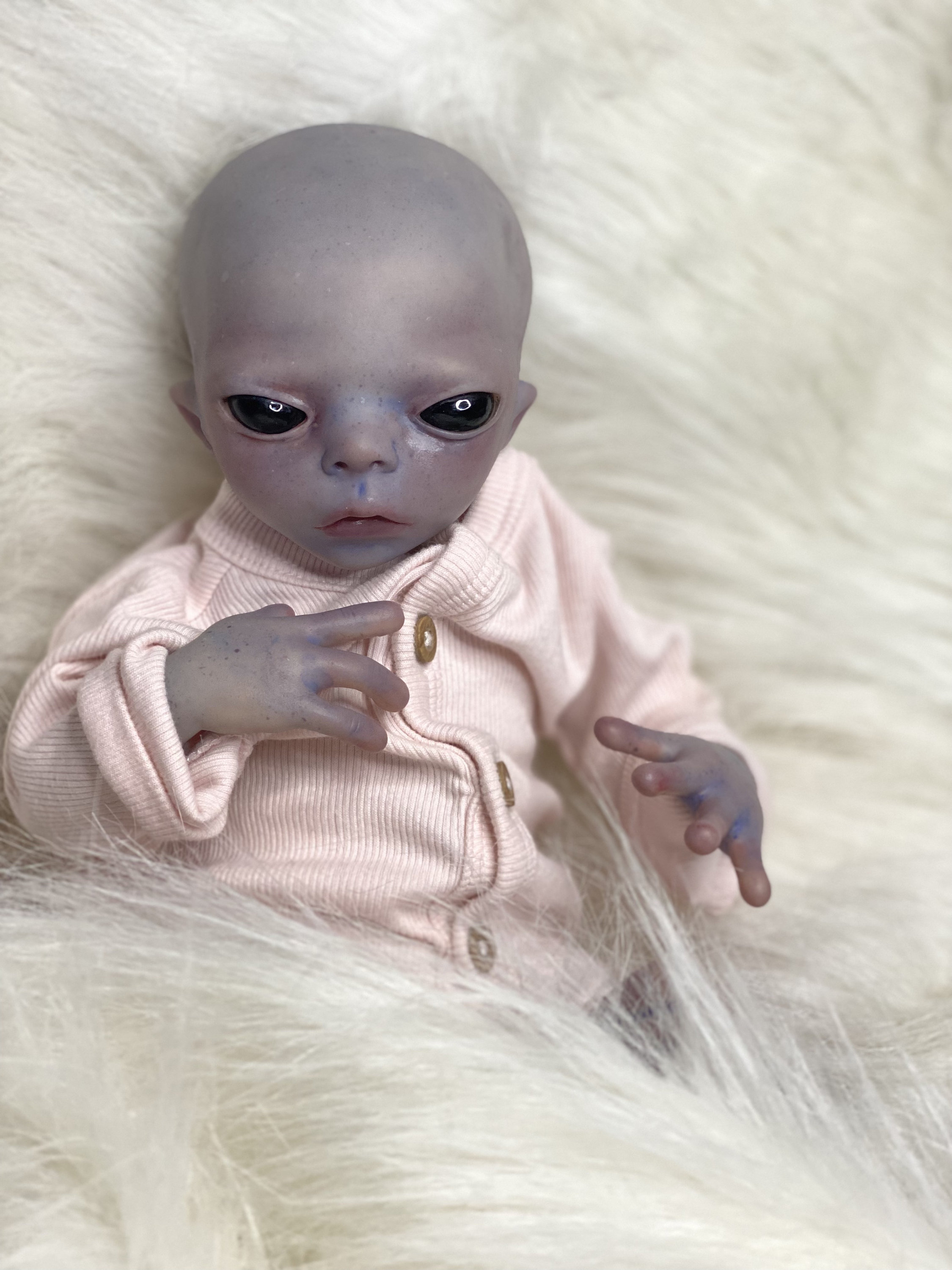 Imani By Noemi Roarks Reborn Doll Ooak Alien Reborn Alien Etsy